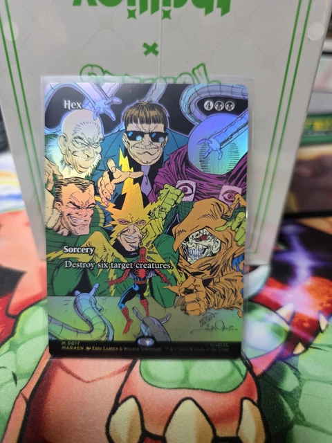 HEX - 0017 - M - Borderless -FOIL Marvel's Spider-Man - MTG - NM/M ...