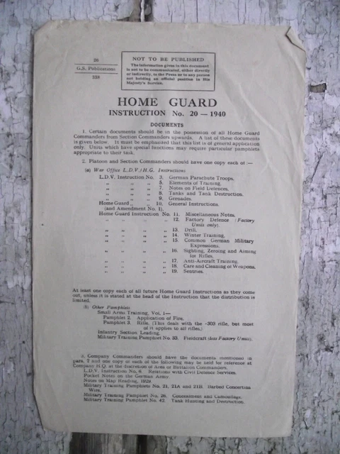Home Front, World War II (1939-1945), Militaria, Collectables - PicClick UK