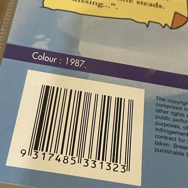 THE PRINCESS BRIDE VHS Movie Video Cassette Tape 1987 Plastic Case US ...