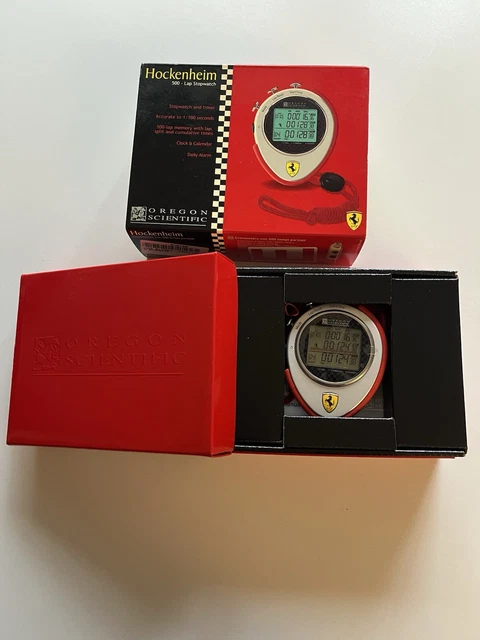 OREGON SCIENTIFIC FERRARI Hockenheim 500 Lap Chronometer EUR 100,00 ...