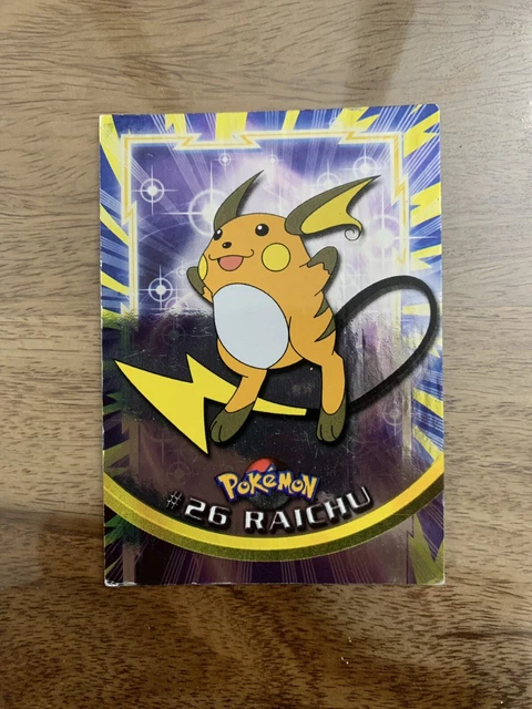 CARTE POKÉMON TOPPS rare Raichu holographique EUR 3,99 - PicClick FR