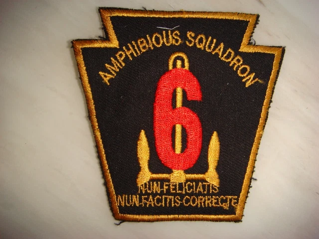 US NAVY 6TH AMPHIBIOUS SQUADRON, VIETNAM WAR PATCH £8.77 - PicClick UK