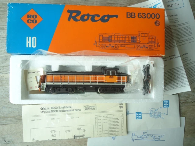 ROCO HO LOCOMOTIVE Diesel Type Bb 63000 Arzens 63837 Ou 63792 Ref 43467 ...