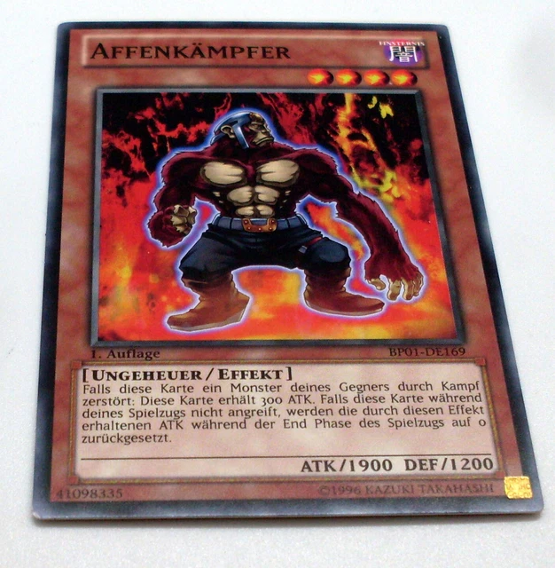 MAPPA YU-GI-OH - combattente scimmia - mostro / effetto - marrone ...
