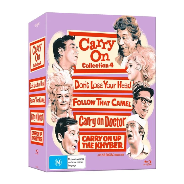 CARRY ON - Film Collection 4 Blu-Ray : NEW $103.99 - PicClick AU