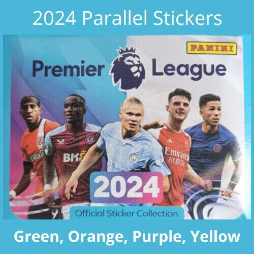 2024 PANINI PARALLEL Stickers - GREEN, ORANGE, PURPLE, YELLOW - Premier ...