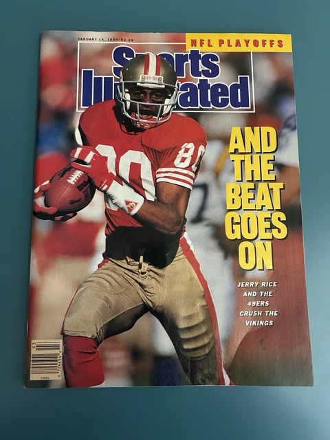 NEWSSTAND 1/15/1990 SPORTS Illustrated Magazine Jerry Rice 49ers NFL ...