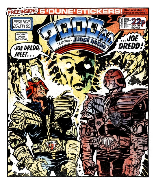 2000AD PROG 402 Judge Dredd Comic Book Issue Very Good to Excellent ...