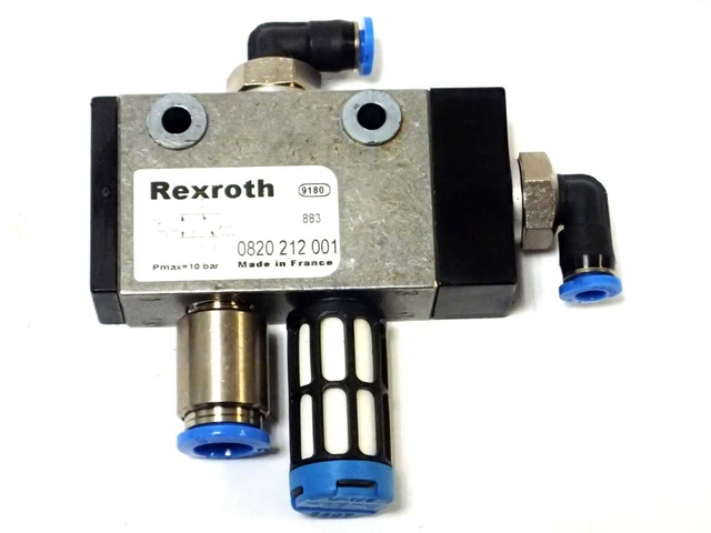 REXROTH 0820 212 001 DIRECTIONAL CONTROL VALVE 10bar £51.78 - PicClick UK