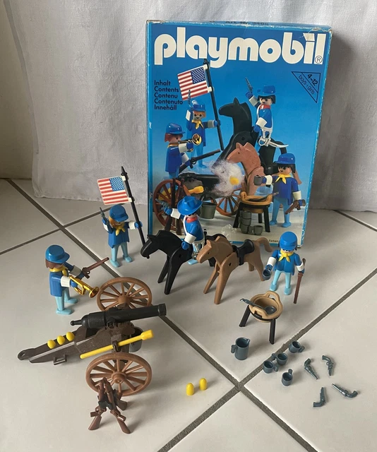 PLAYMOBIL CAVALERIE AMERIQUAINE Vintage Avec Boîte EUR 80,00 - PicClick FR