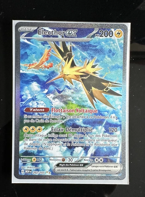 CARTE POKÉMON ELECTHOR Ex Alternative 202/165 - Secrète EV 151 - FR ...