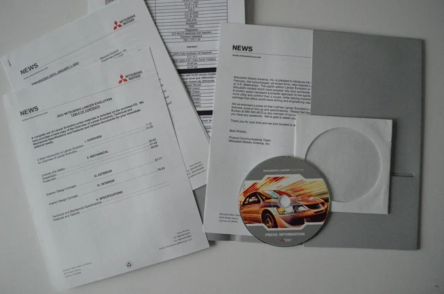 MITSUBISHI LANCER EVOLUTION 2003 Press Kit - English - North America ...