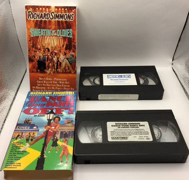 VINTAGE RICHARD SIMMONS Exercise Workout 8 VHS Lot—1980s-2000s £13.32 ...