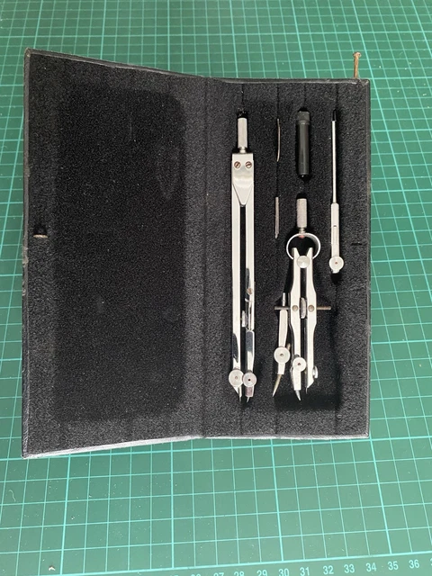 VINTAGE TECHNICAL DRAWING Compass Set Boxed £1.75 - PicClick UK