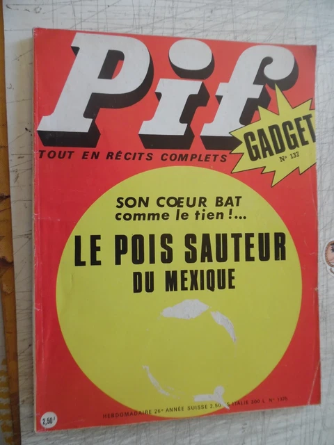 PIF GADGET NO 137-09/1971-Rc Pif- Rahan- Dr Justice- Rigolus EUR 4,00 ...