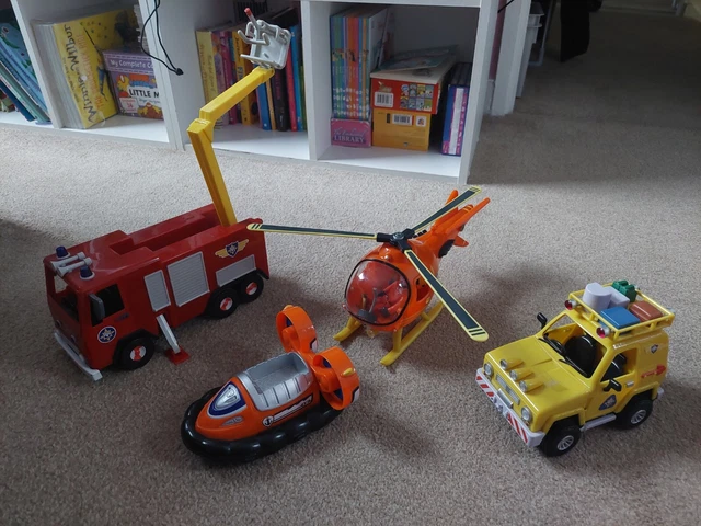 FIREMAN SAM & Paw Patrol Emergency Toy Vehicles Plus Figures £15.00 ...