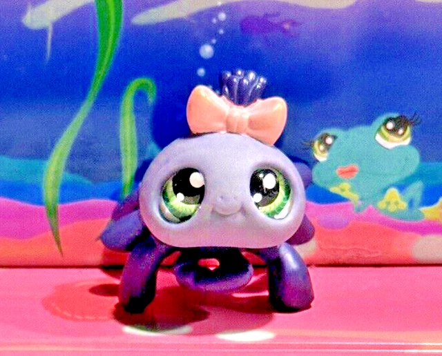 LITTLEST PET SHOP Authentic Realistic Eyes Violet Spider #329 EUR 12,89 ...