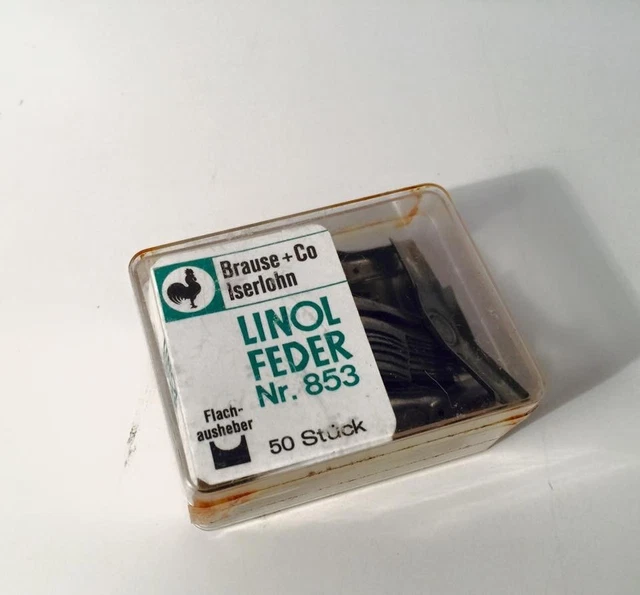 BOÎTE DE PLUMES / Lames Brause Linol Feder Nr.853 EUR 15,81 - PicClick FR