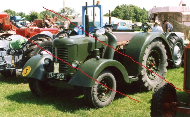 WW2 DAVID BROWN RAF Airfield Tractor Military Vehicle Photo £1.20 ...