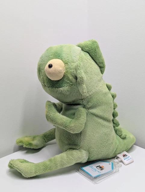 NEW JELLYCAT FRANKIE Frilled Neck Lizard Rare Retired Genuine Collector ...