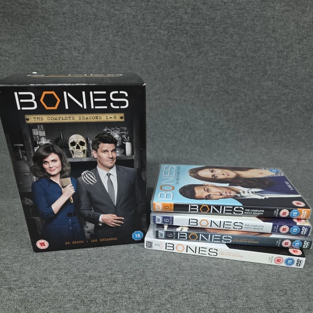 BONES COMPLETE SERIES DVD Box Set Seasons 1-12 Collection £37.99 ...