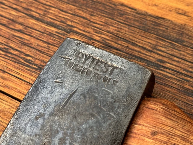 VINTAGE HYTEST FORGED Tools Australia 1.5lb Hatchet Axe Tomahawk Wood ...