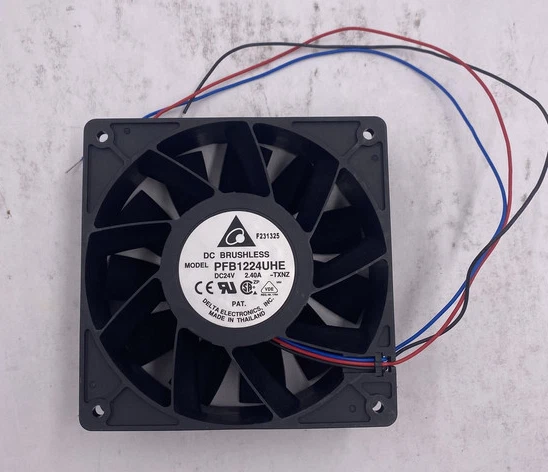 DELTA ELECTRONICS PFB1224UHE Dc Brushless Cooling Pc Computer Fan Dc24V ...
