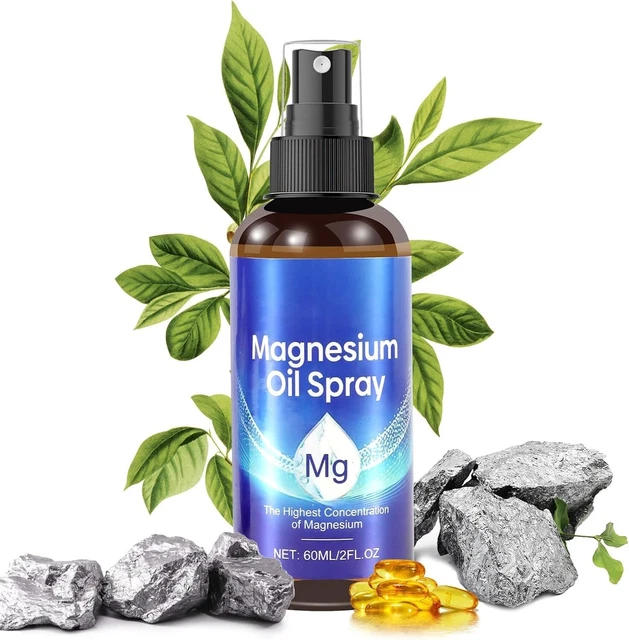 PURE MAGNESIUM OIL Spray Magnesium Oil Spray for Feet 100% Organic ...