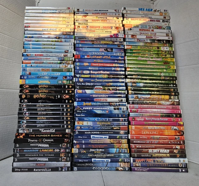 WHOLESALE LOT 100+ DVDs Kids & Family Childrens Baby Disney Baby Pixar Potter £7.59 - PicClick UK