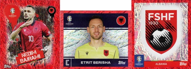ADESIVO TOPPS EURO 2024 Edizione Svizzera Tutti i 21 Albania EUR 6,00 ...