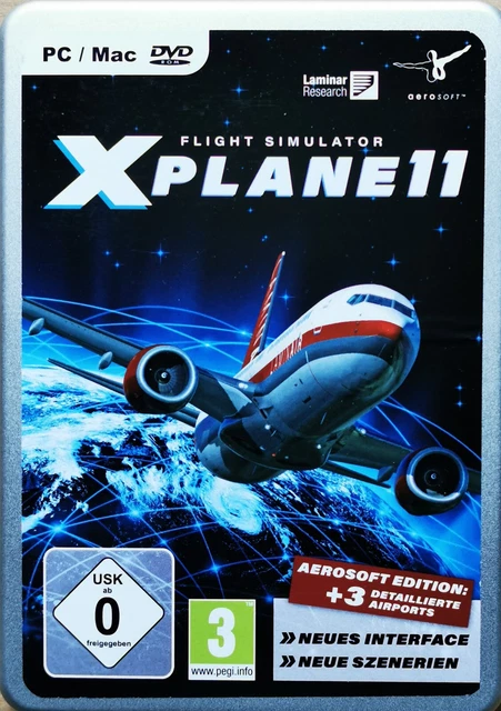 X-PLANE 11 | Flight Simulator PC/Mac + 3 Airports EUR 46,95 - PicClick DE
