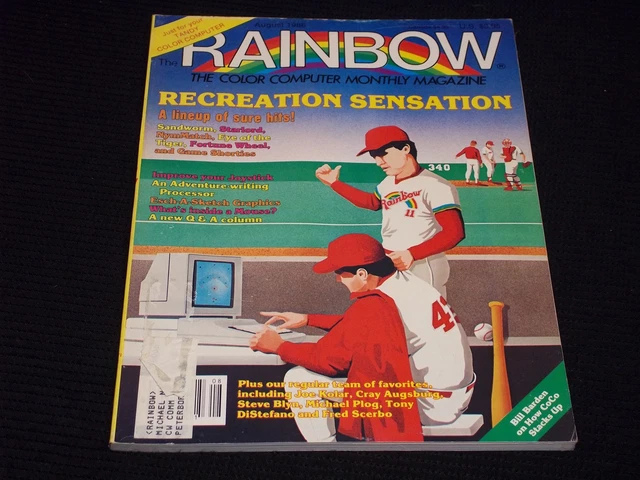 1986 AUGUST RAINBOW Magazine - Recreation Sensation Front Cover - H ...