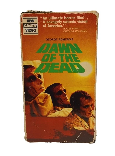 DAWN OF THE Dead Vhs Horror Hbo Home Video Zombies Gore 1977 Movie ...