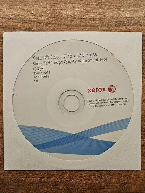 XEROX FIERY EX-J75 Color Server Controller (SIQA Tool): Color J75 Press ...