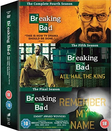 BREAKING BAD: THE fourth and fifth Seasons Bryan Cranston 2015 New DVD ...