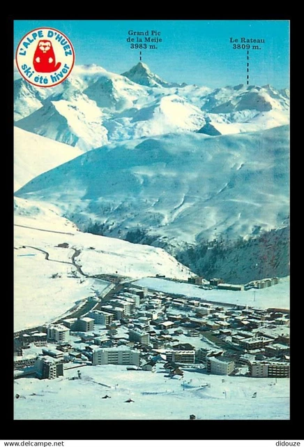 38 - ALPE d'Huez - Vue partielle de la station - Hiver - Neige - CPM - Voir Scan EUR 1,50 ...
