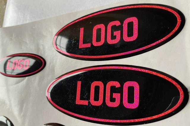 FORD FOCUS RS ST MK2 Gel Badge Overlay black and Pink Glitter £21.52 ...