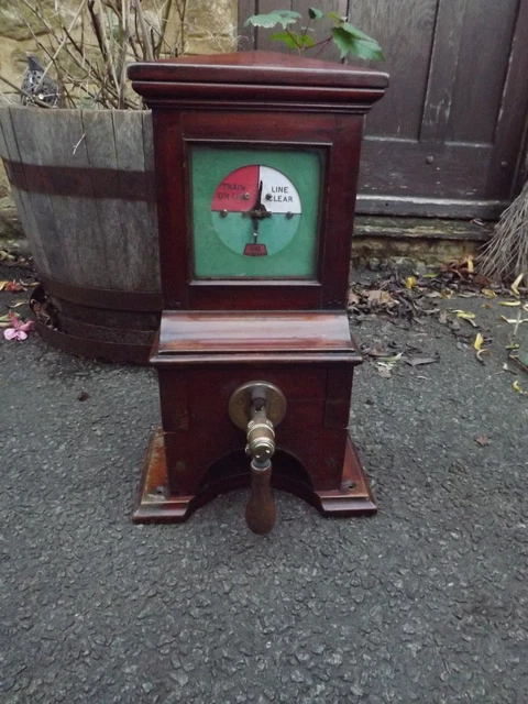 GNR GREAT NORTHERN RAILWAY PEGGING BLOCK Signalling INSTRUMENT ...