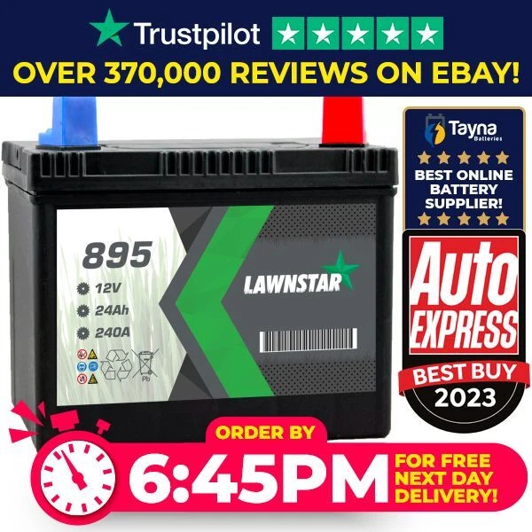 895 LAWNSTAR LAWNMOWER Battery 12V £45.49 - PicClick UK