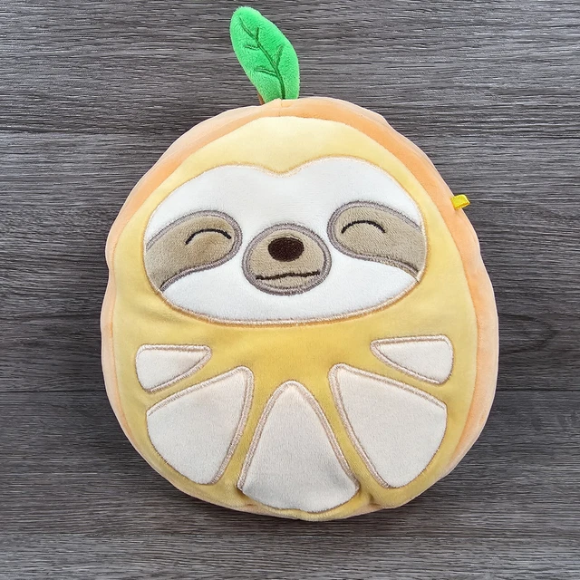 SQUISHMALLOW SIMON THE Sloth In Orange Costume 7.5" Plush Kelly Soft ...