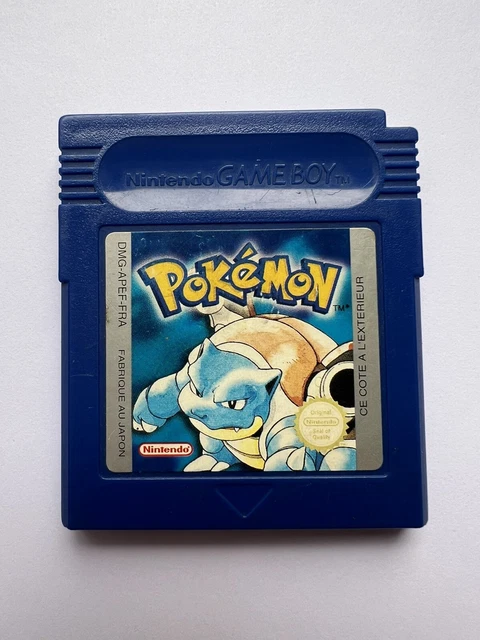 POKÉMON VERSION BLEU authentique version originale game boy en français ...