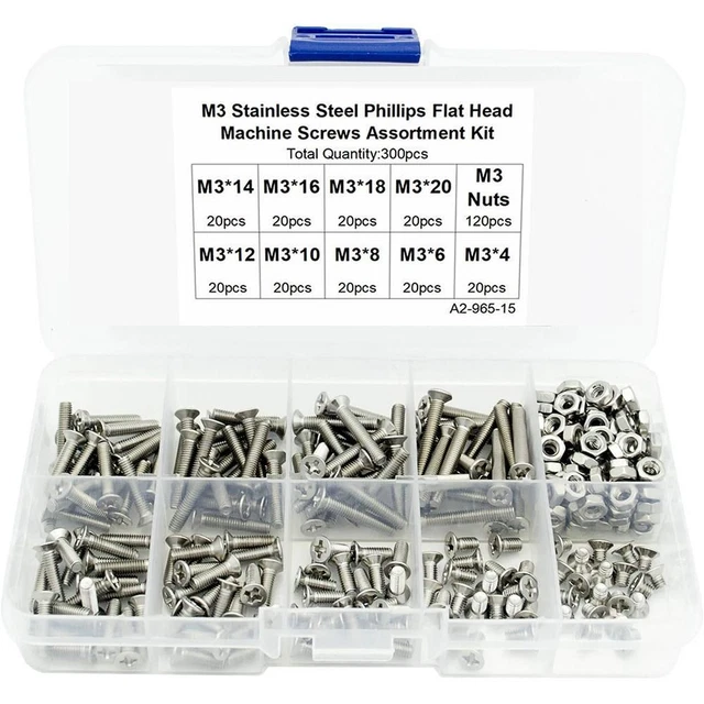 TÊTE PLATE VIS de machine Métrique Écrous et boulons Réparation électronique EUR 10,18 - PicClick FR