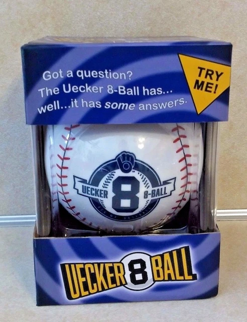 MILWAUKEE BREWERS BOB Uecker Magic 8-Ball New In Original Box $19.99 ...