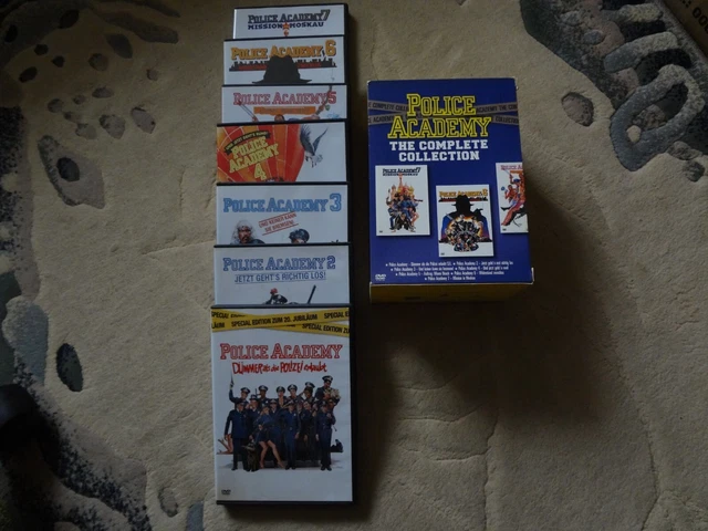 POLICE ACADEMY 1+2+3+4+5+6+7 -The Complete Collection- 7-DVD-BOX, Sehr ...