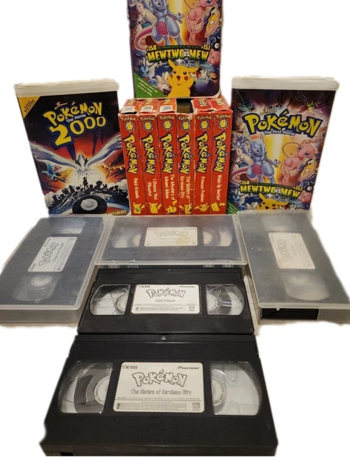POKEMON MOVIE VHS lot - 15 Pokemon VHS tapes, I choose you Pikachu! EUR ...