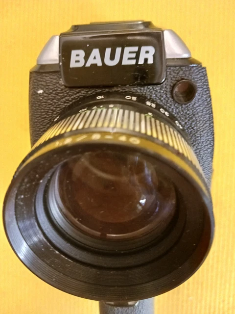CAMÉRA DE CINÉMA super 8 BAUER. Sonore. Micro, mode d'emploi... EUR 14 ...