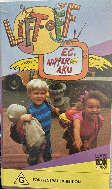 LIFT OFF - EC, Nipper And Aku VHS VIDEO TAPE (ABC Australian kids tv ...