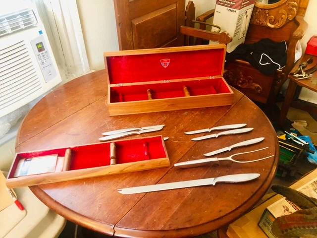 RARE GERBER CARVING set Miming snickersnee Ron - sry of 8 Legendary ...