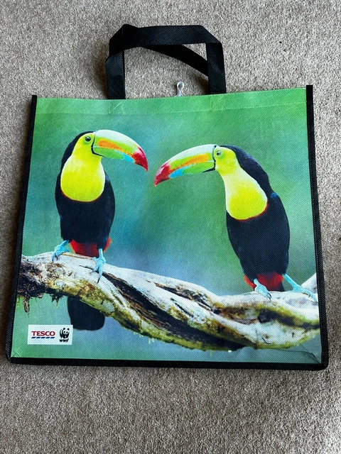 WWF @ TESCO Toucan Reusable Tote Shopping Bag. NEW. £6.50 - PicClick UK