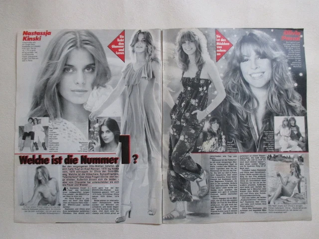 NASTASSJA KINSKI OLIVIA Pascal Les McKeown Marianne Faithfull clippings ...
